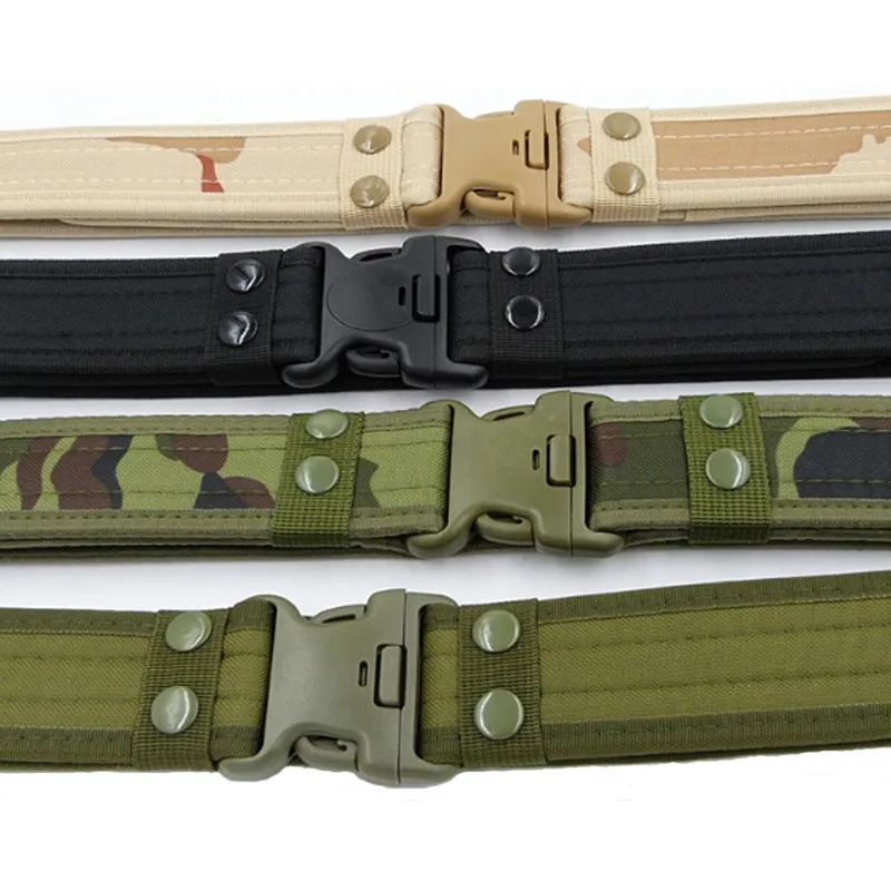 Outdoor Heavy Duty Custom Waist Adjustable Tactical Belt