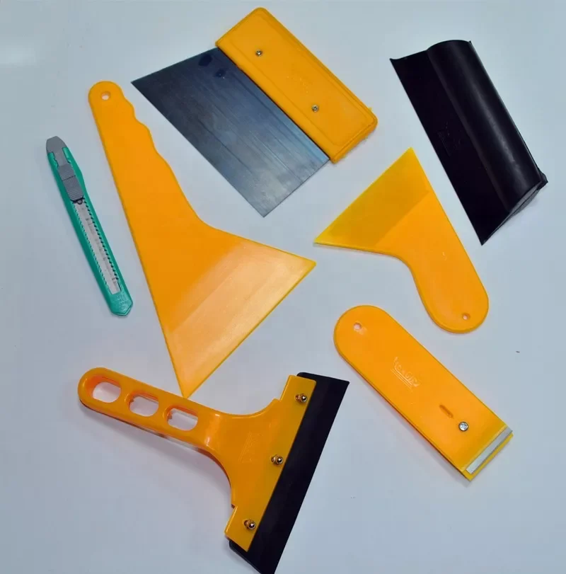 Car Film Installation Tools Set With Heat Gun Solar Window Installation ...