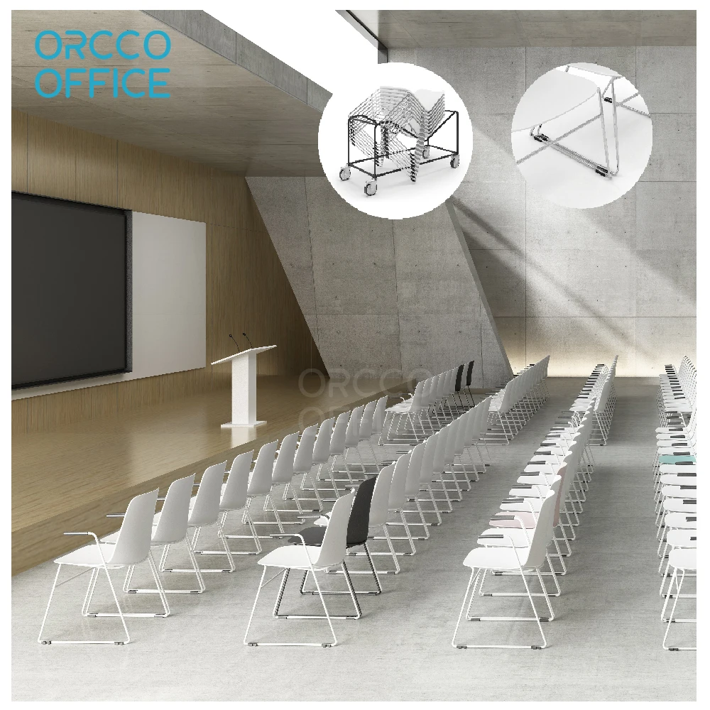 Original Design Reading Room Black Backrest Stacking School college ...