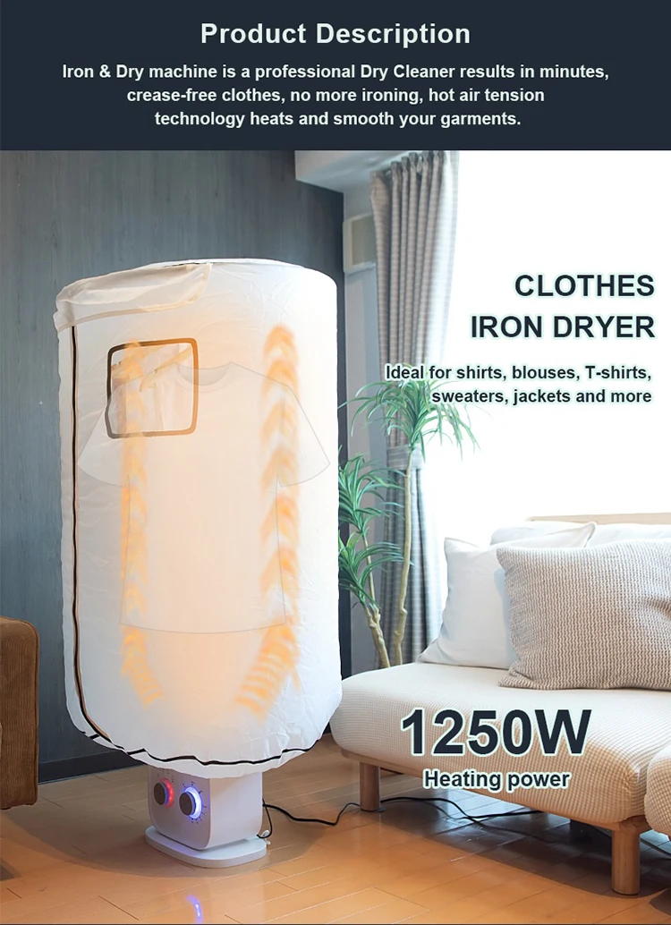 Fast Heating Foldable Compact Iron Dryer 1250w Electric Mini Clothes ...