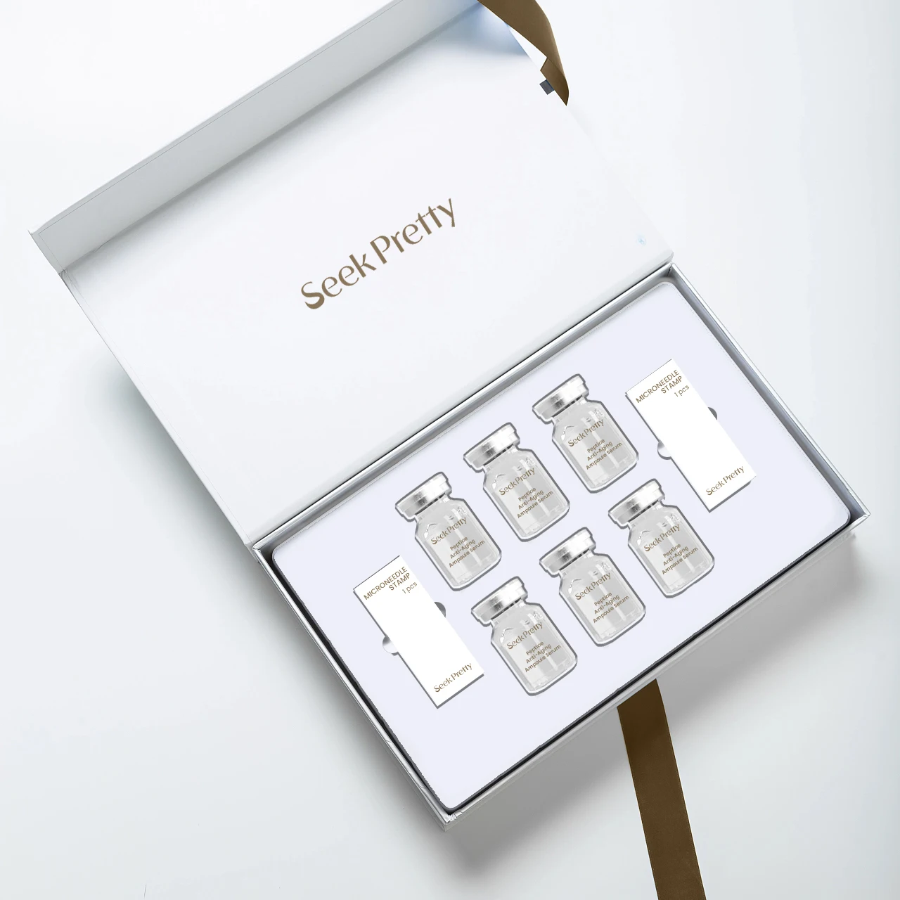 Private Label Microneedling Stamp Serum Egf Micro Infusion System 5ml Mesotherapy Microneedling ...