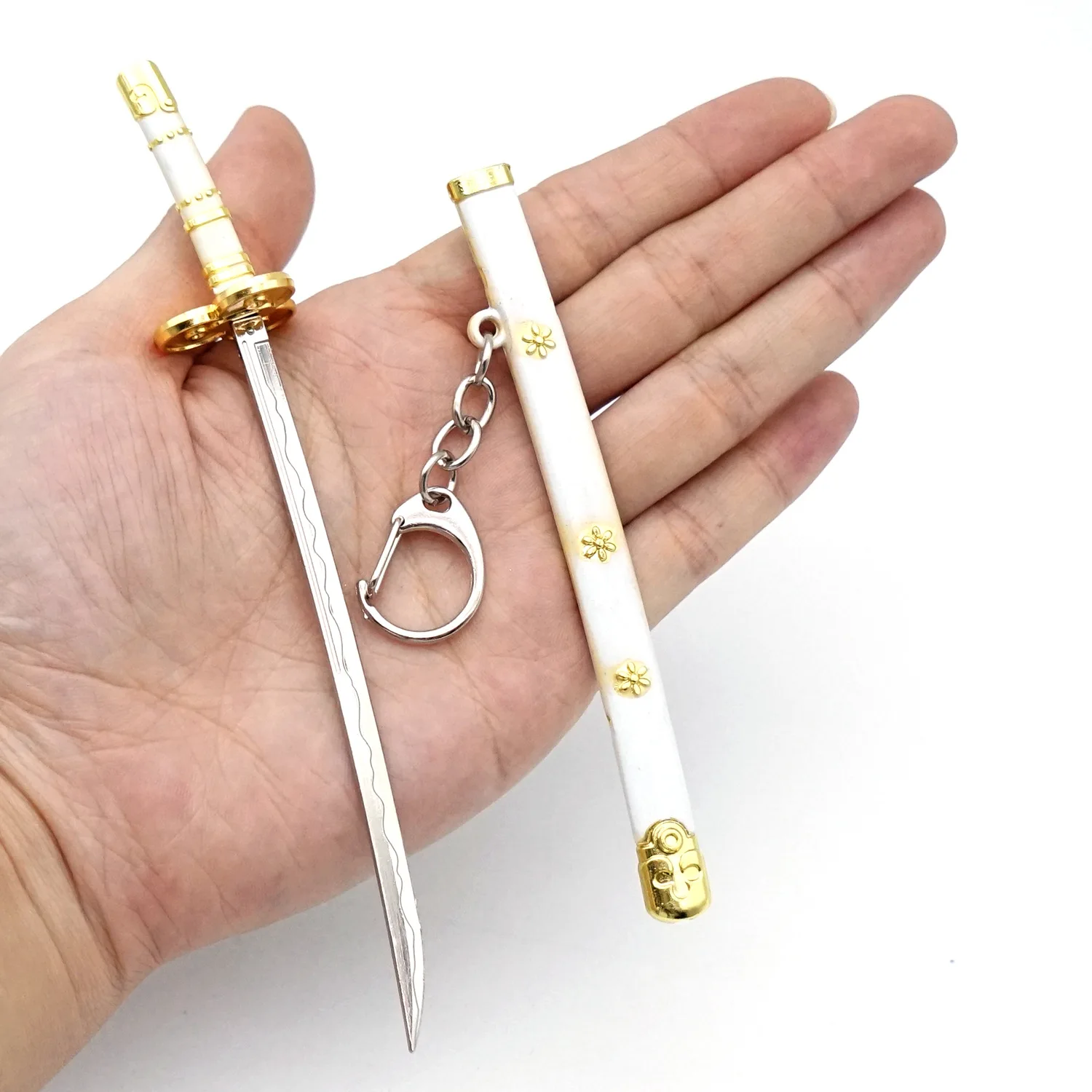 Cosplay Weapon Model Luffy Zoro Katana One Pieces Sword Anime Metal ...