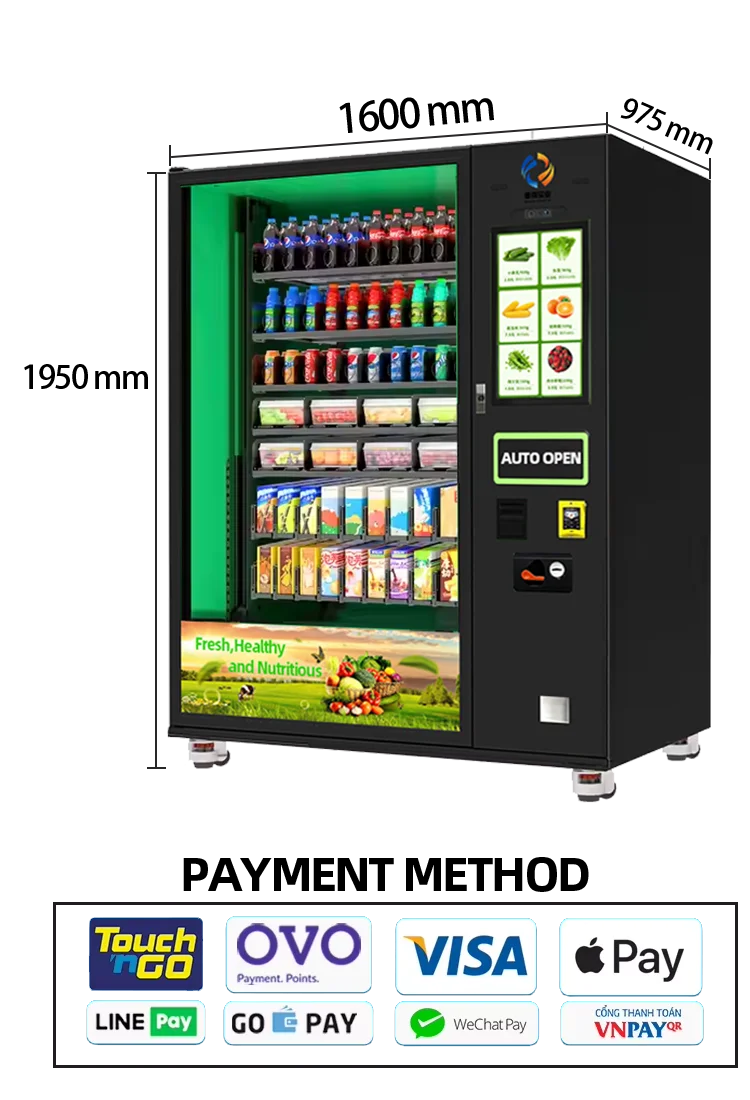 Smart Fridge Vending Machine - Efficient Cooling Solutions