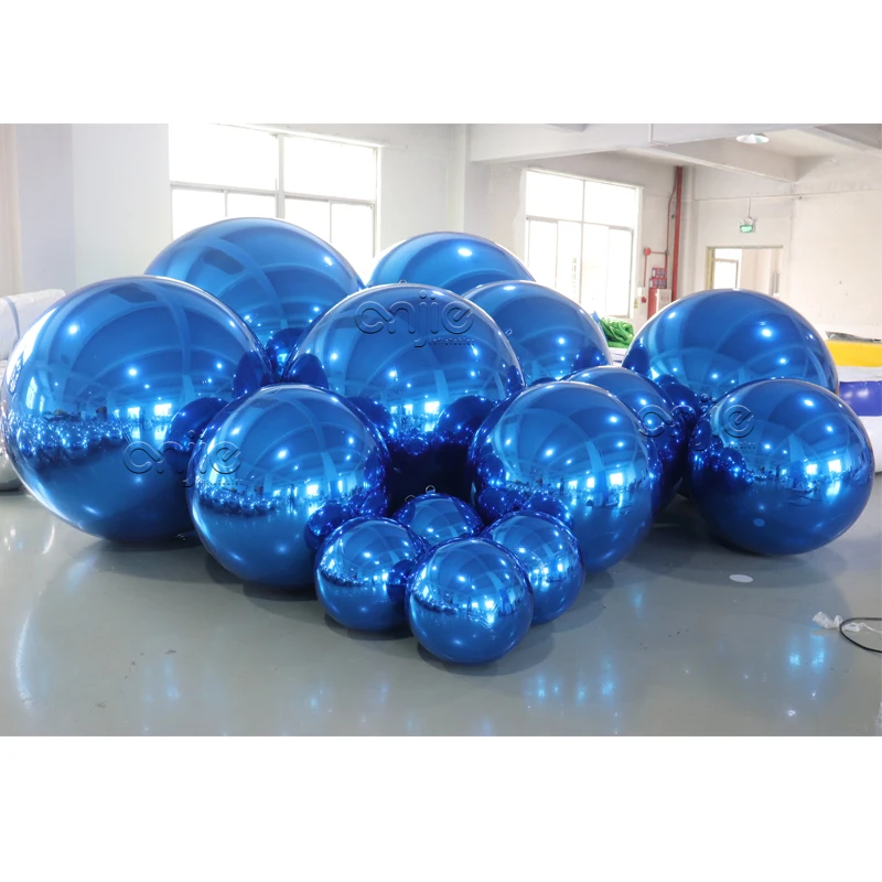 Custom extra Large Inflatable Gold Sphere Chrome Gold Ball Big Shiny ...
