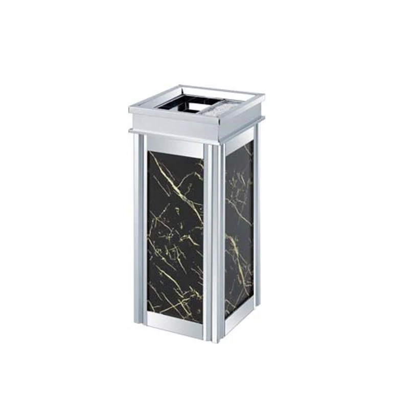 Luxury Modern Trash Can for Hotel Lobby - Standing Dustbin