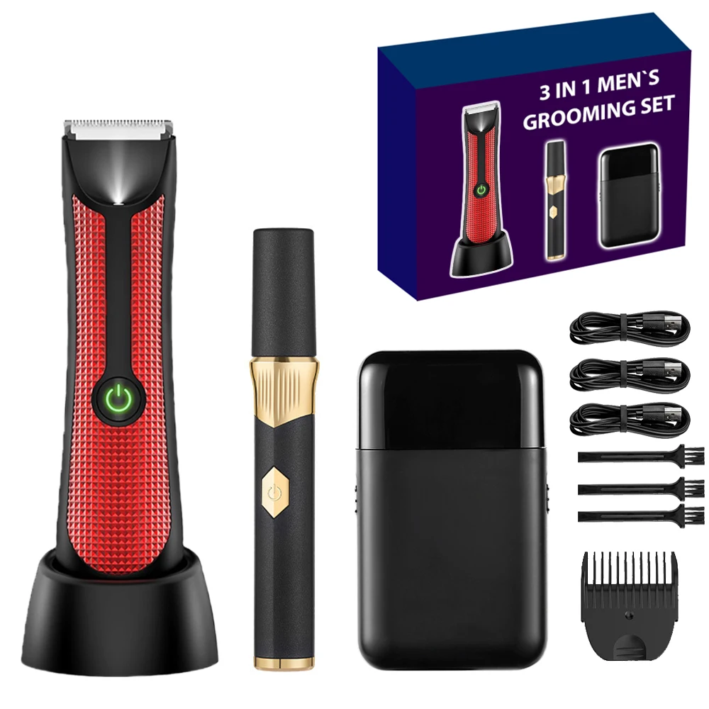 3 In 1 Body Groomer Body Hair Trimmer For Men Women Hair Removal ...