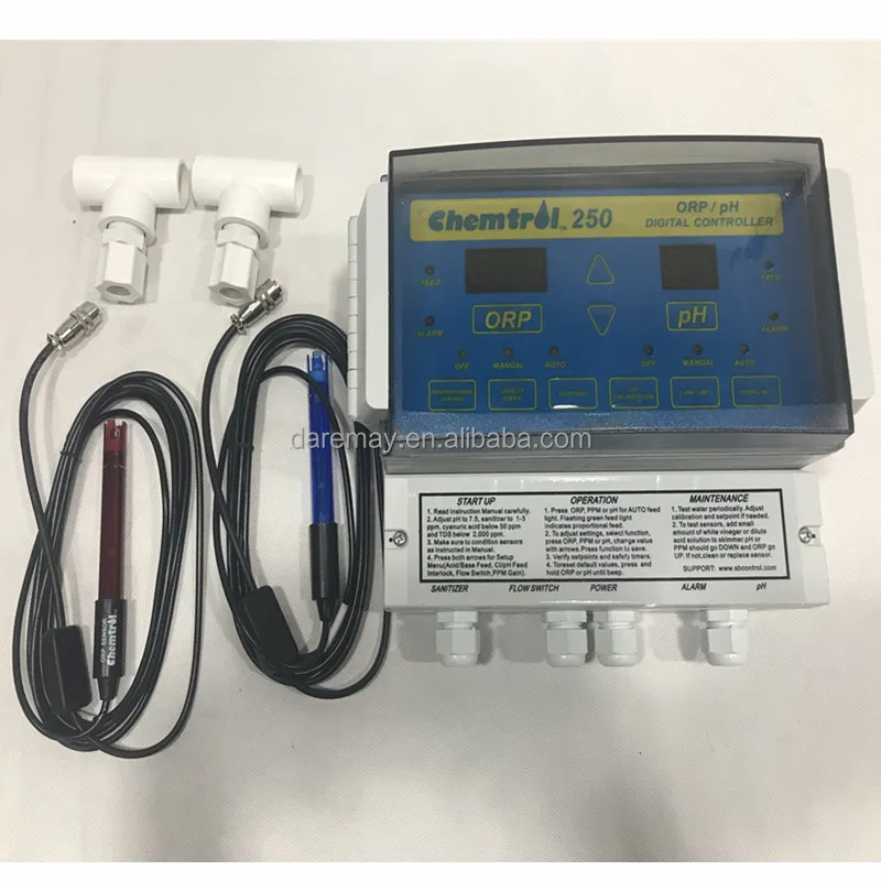 Swimming Pool PH ORP Water Quality Monitor - Durable & Eco-friendly