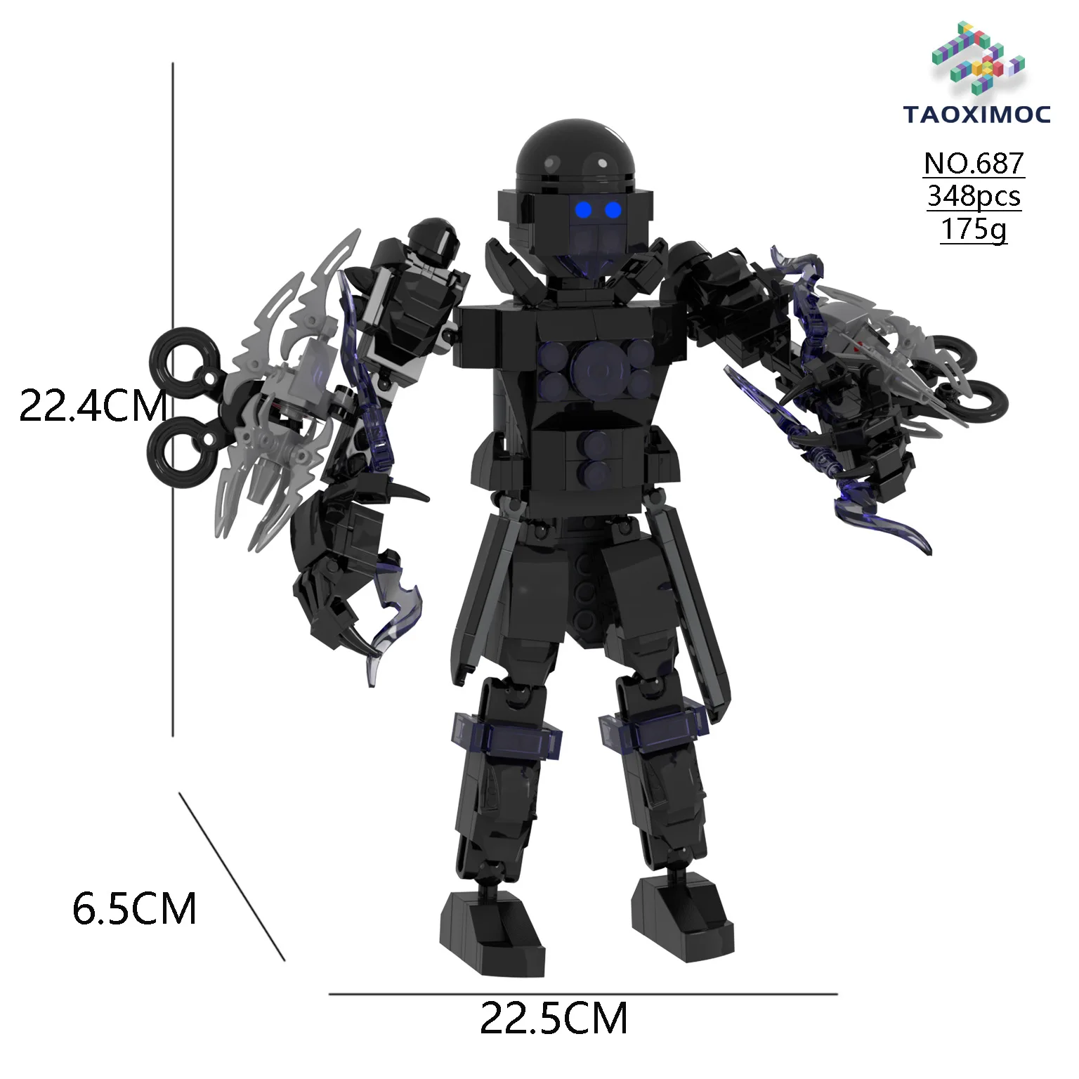 Newstar Skibidi Toilet Speakerman Titan Action Figure Building Block ...