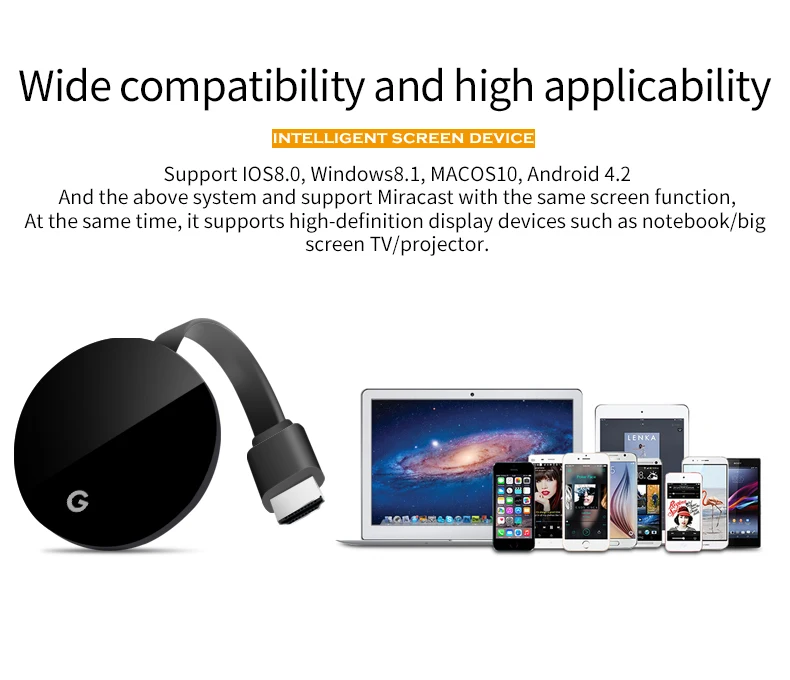 Smart Screen Projector G7s Tv Stick 2.4g Anycast Wireless Wifi Display ...