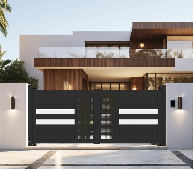 JHR Designs Luxury Front Gates - Customized Aluminum Fencing