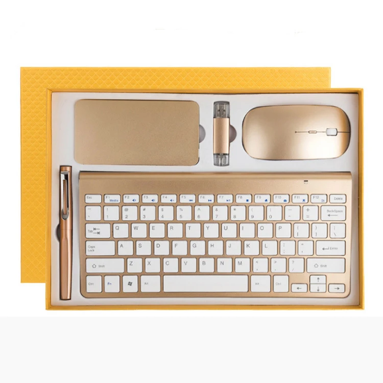 Custom Corporate Mini Speaker Mouse Keyboard Gift Set