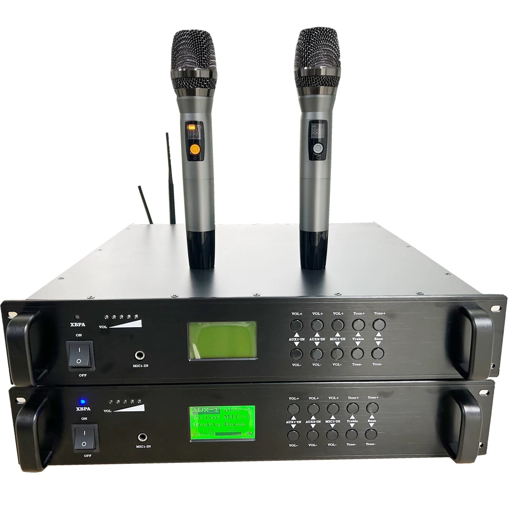Digital Power Amplifier with Remote Wireless Microphone PA System Built ...