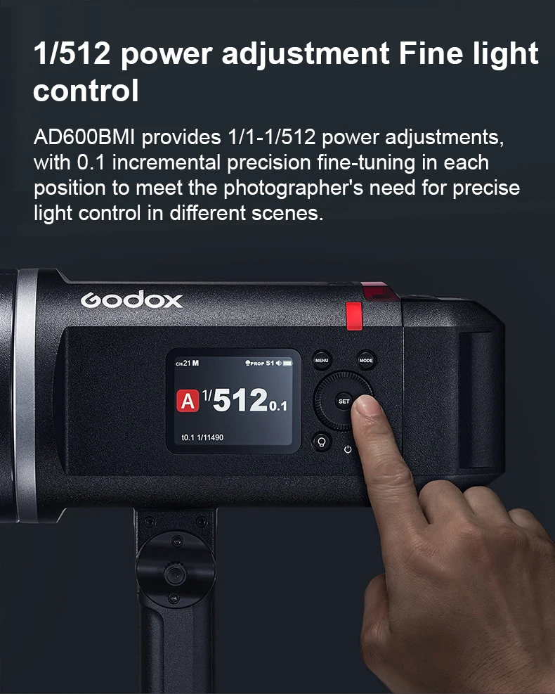 Godox AD600BMII - 600W Studio Flash with HSS 1/8000s