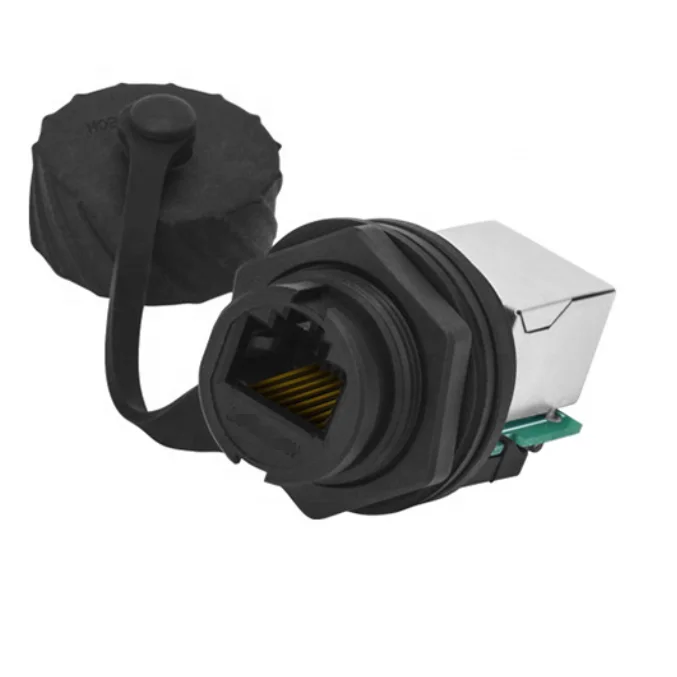 RJ45 Ethernet Connector Male to Female Industrial Waterproof Giet High ...