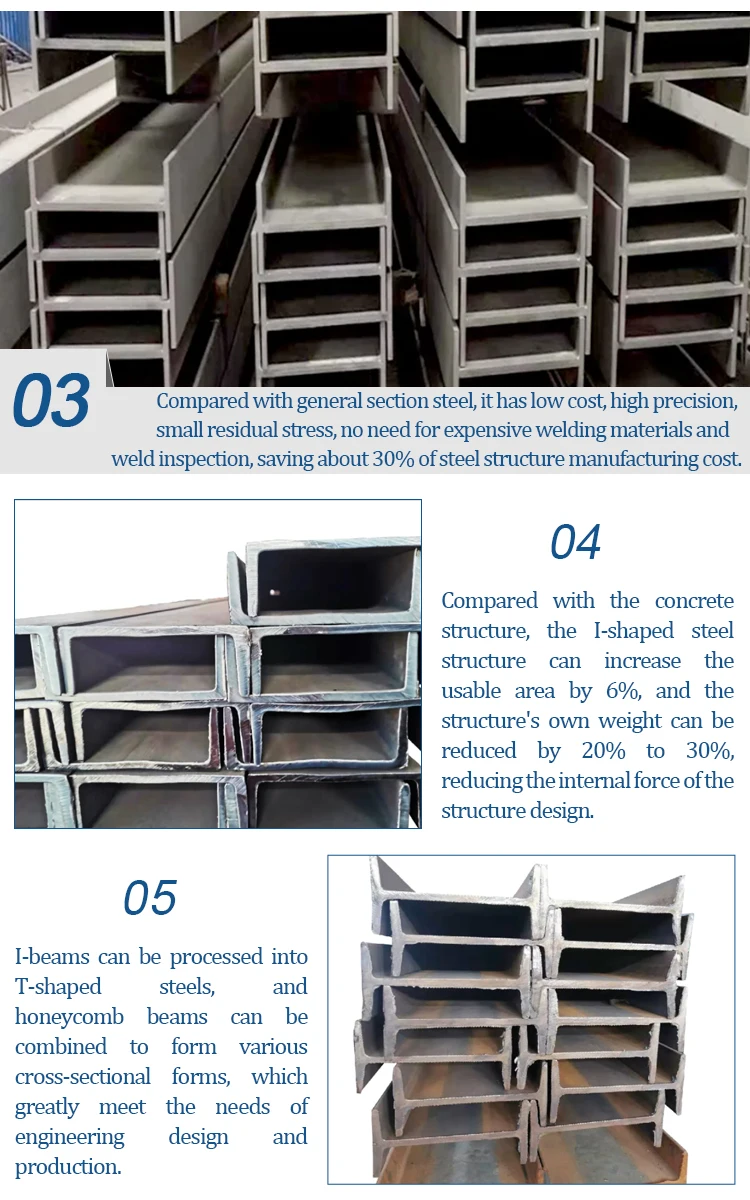 Din Jis En Ipe 100 Ipe 200 Non Alloy I Beams Structural Steel I Beams Railway I Beam Metal - Buy ...