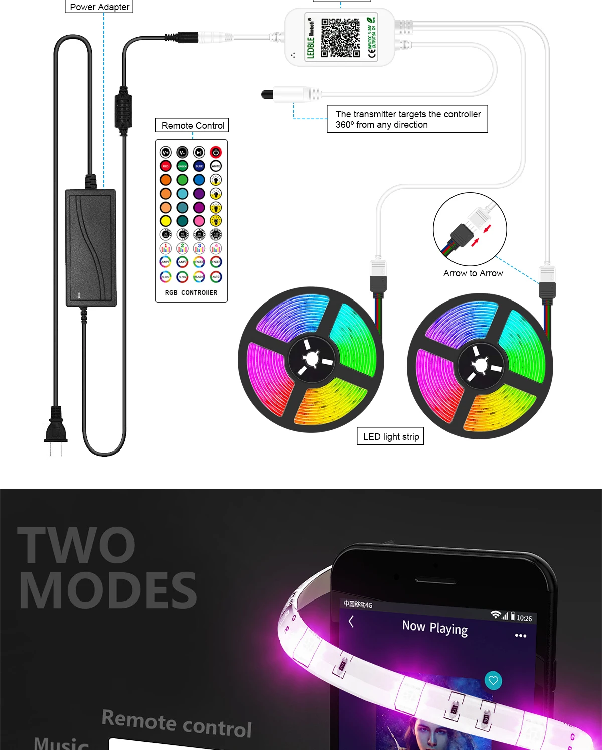 Wholesale Wifi Flex 12v 5m Outdoor 2835 5050 Smd Rgb Waterproof Neon ...