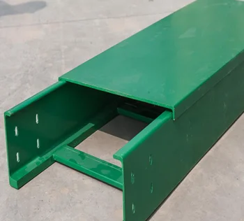 High Quality Glass Fiber Frp/grp Groove Cable Tray Fiberglass Trough ...