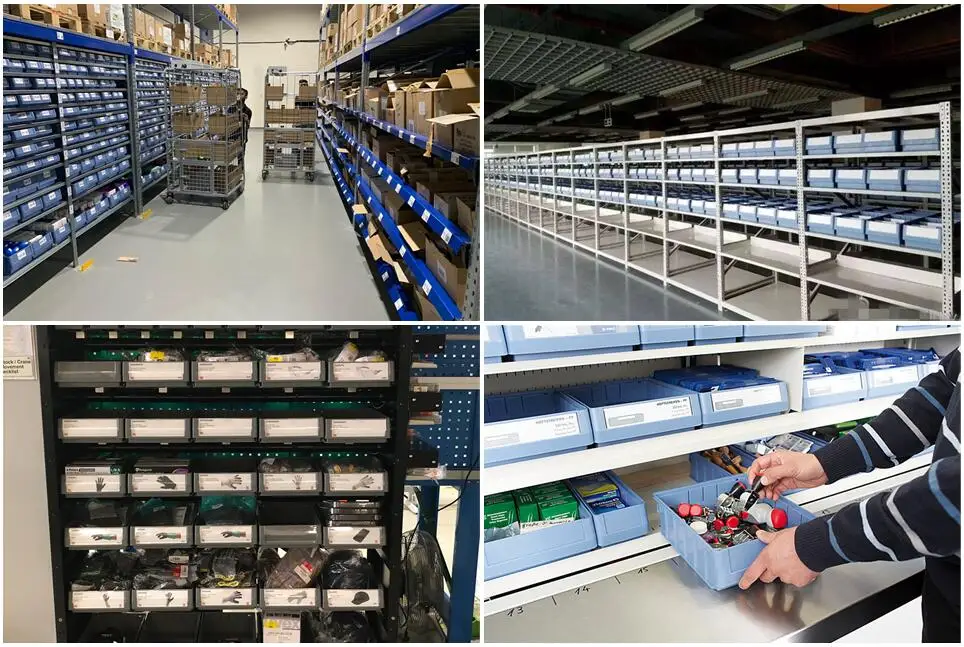 OEM Plastic Warehouse Stackable Storage Pick Bin for Small Accessories