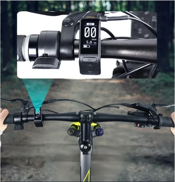 SW102 Mini LCD Display for E-Bike Computer - Waterproof & Durable