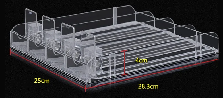 Auto Feed Shelf Management System Four-in-one Plastic Spring Loaded ...