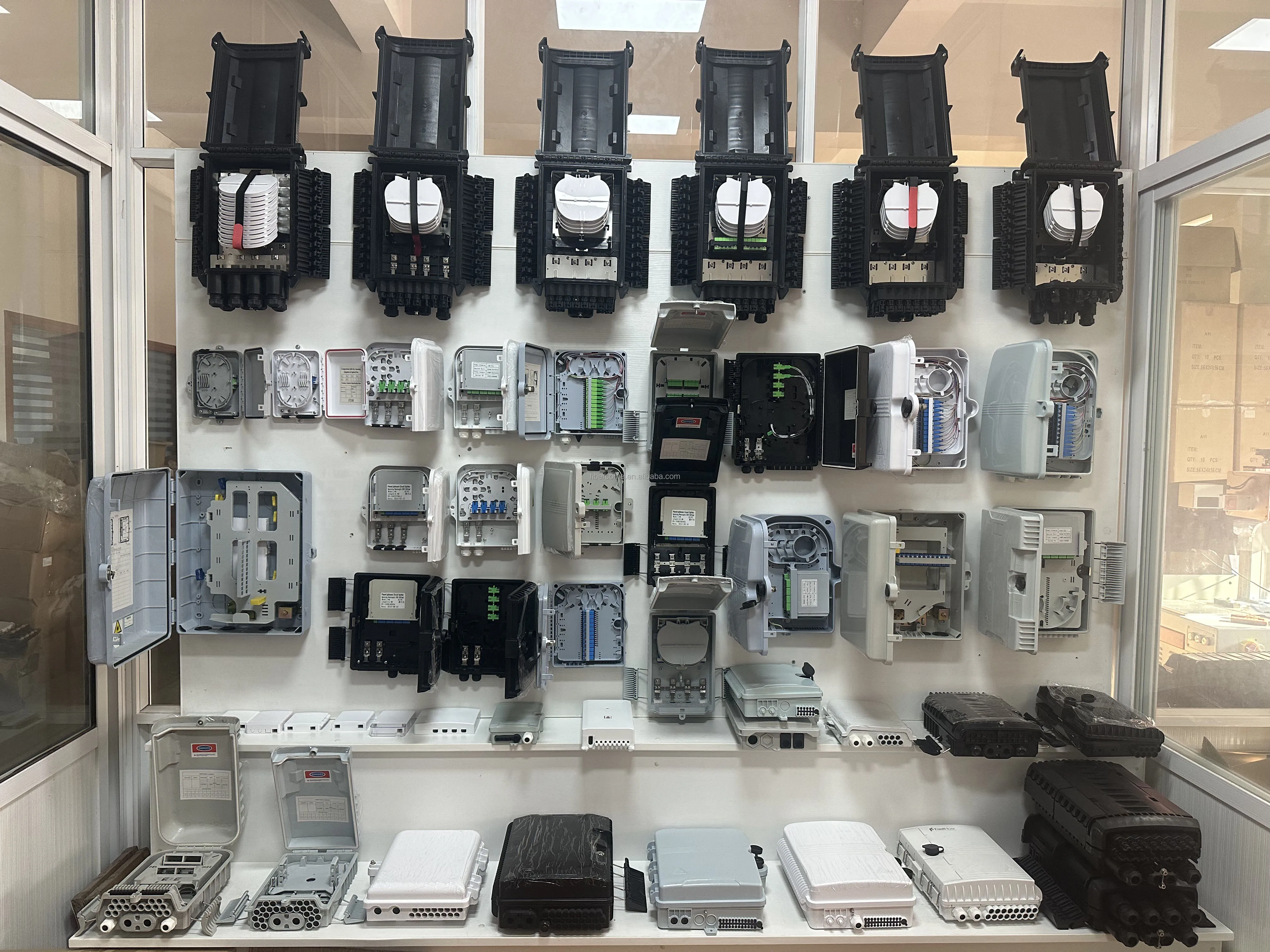 fiber splitter box fibra cajas16/24 core ABS NAP fiber optical ...