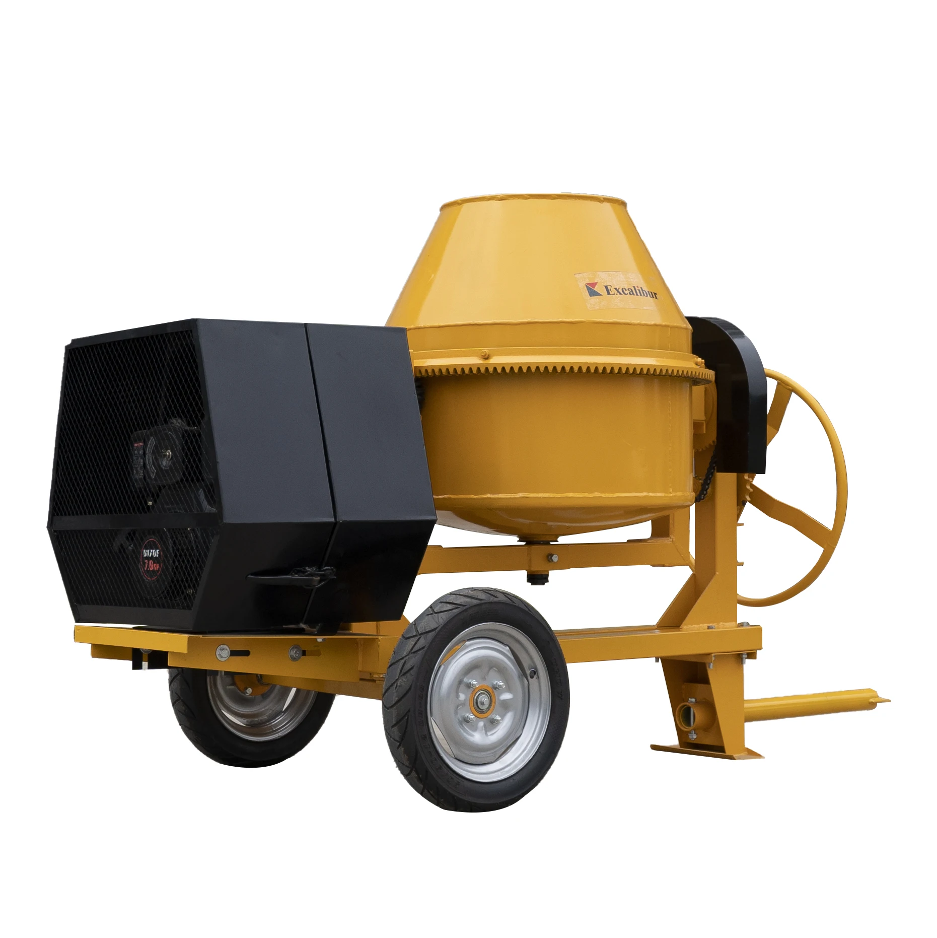 Gasoline Diesel Mixer/concrete Mixer For Cement 260 Liter 350l 400l ...