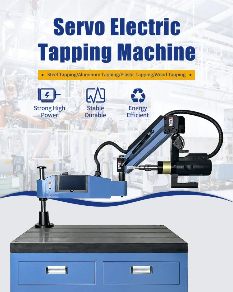 LUNYEE Automatic Servo Tapper - Efficient Drilling & Threading