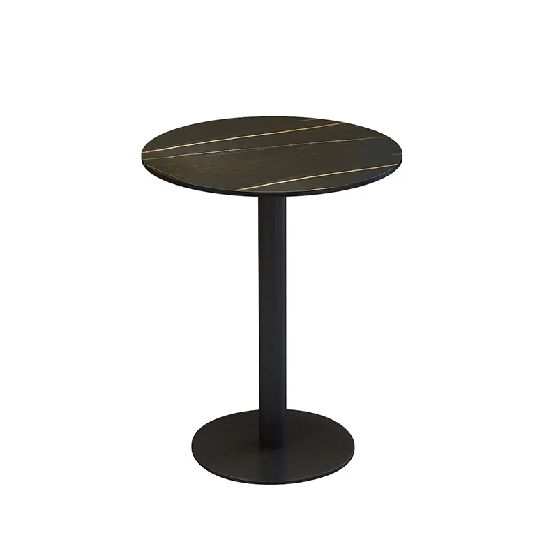 Anti-fire Round Restaurant Table Fireproof HPL Table Top Modern ...