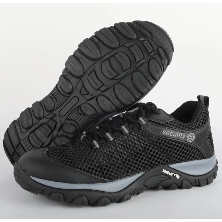 Sports Lightweight Safety Shoes for Men Breathable Puncture-Proof Work ...