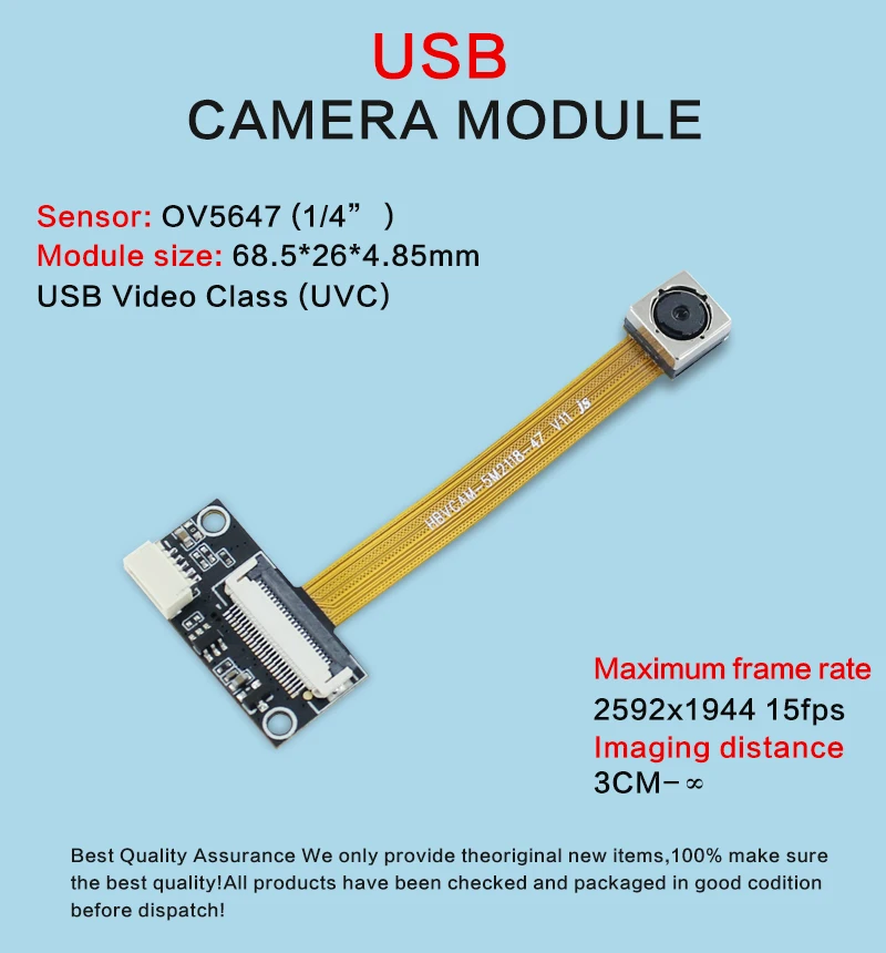 Oem Odm 5mp Hd 2k Ov5647 Sensor 2592*1944 Resolution Autofocus Usb ...