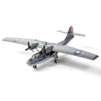 Wange 5007 Military Series Catalina Seaplane Pby-5a Building Blocks ...