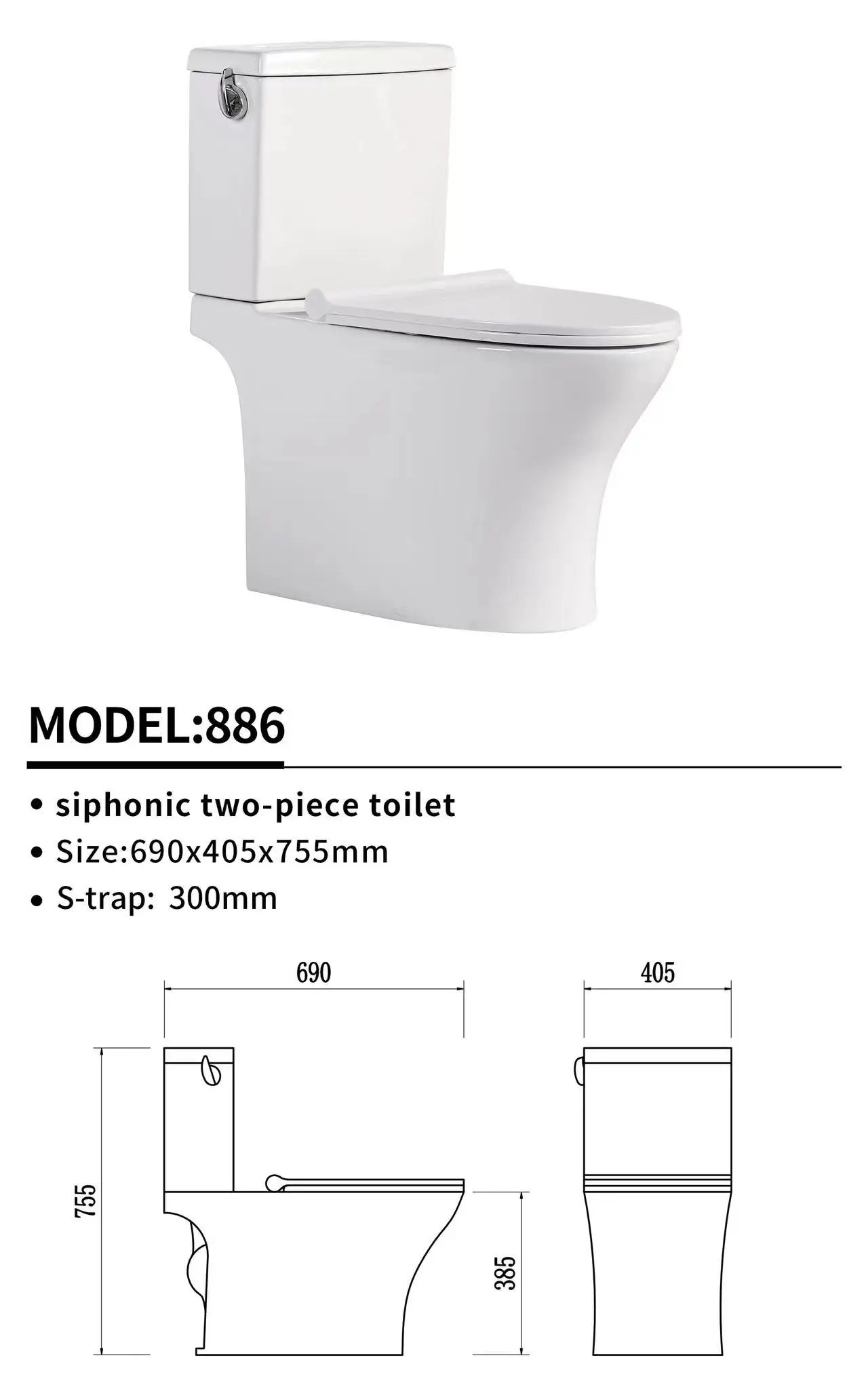 Ceramic Wc Bathroom Sanitary Ware Luxury Toilet New Design For Sale ...