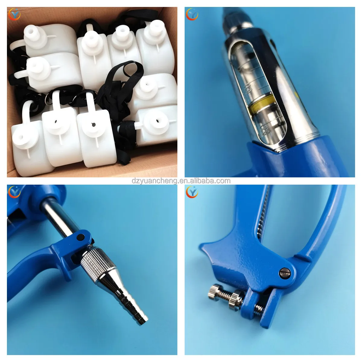 Veterinary Metal Drencher Gun Continuous Drencher Drencher Feeding ...