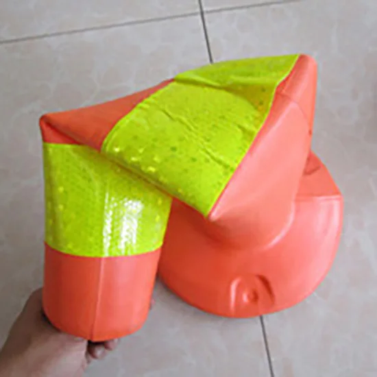 75CM Unbreakable Orange Road EVA Warning Post for Traffic Safety ...