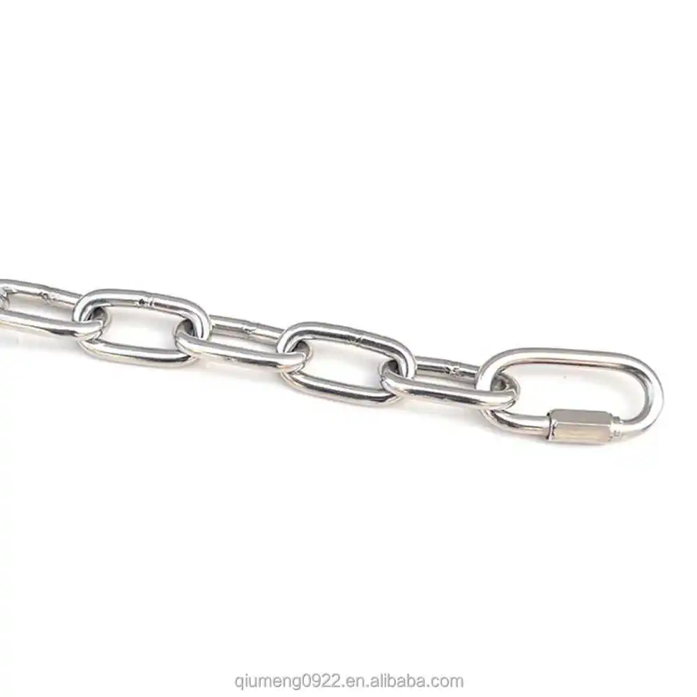 Carabine Rope Hook Quick Link Chain Repair Stainless Steel Screw Lock ...