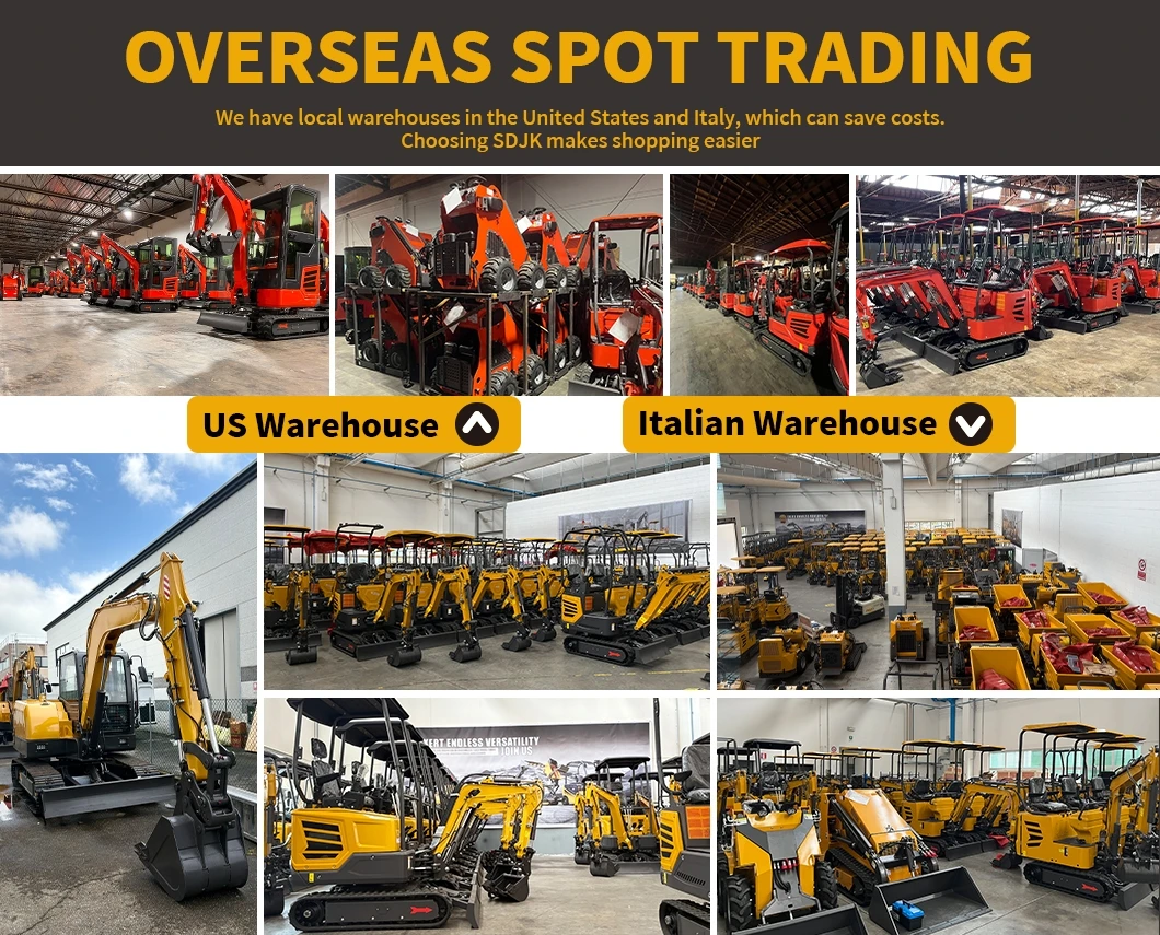 SDJK Mini Excavator 2 Ton - Efficient Epa Kubota Engine