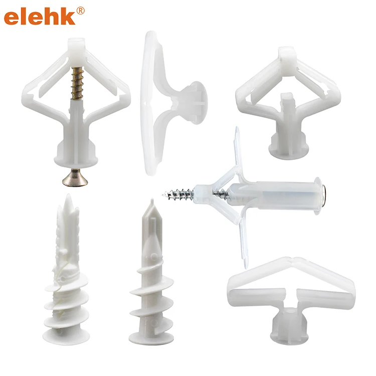 Elehk Hollow Wall Plug Hollow Wall Anchors Plastic Anchor M6 Plastic ...