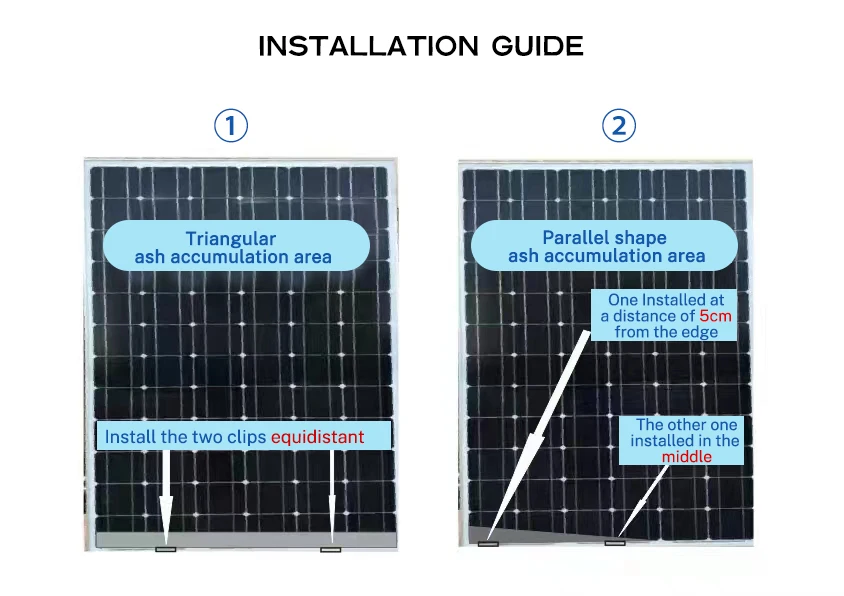 Bristar Solar Panel Drainage Clips - Efficient Water Management