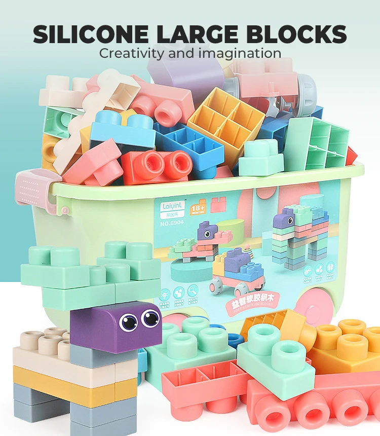 Silicone Stacking Toys - Educational Building Blocks