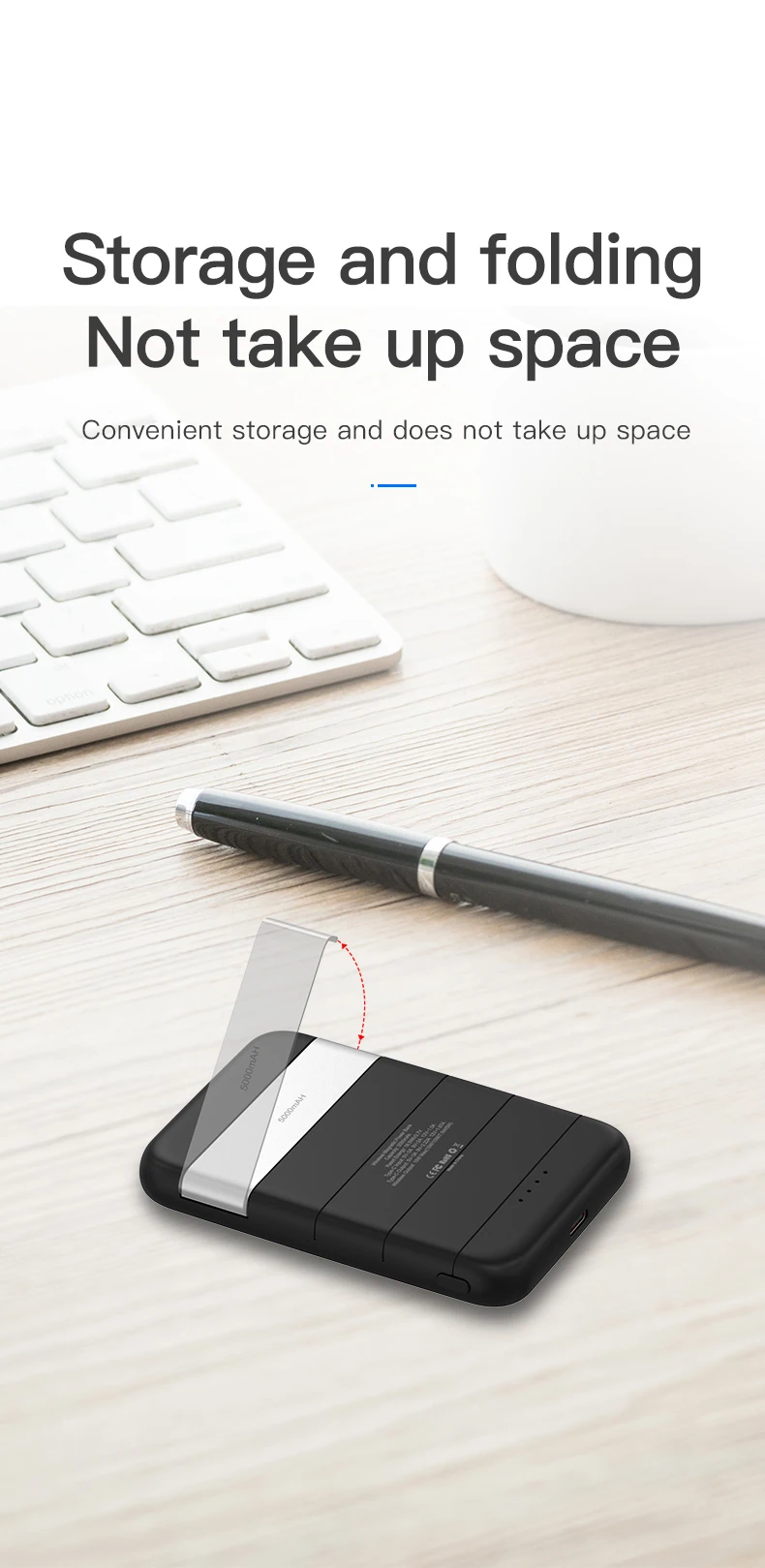Newest Magnetic 5000mah Mini Powerbank Pd22.5w Magnetic Wireless ...