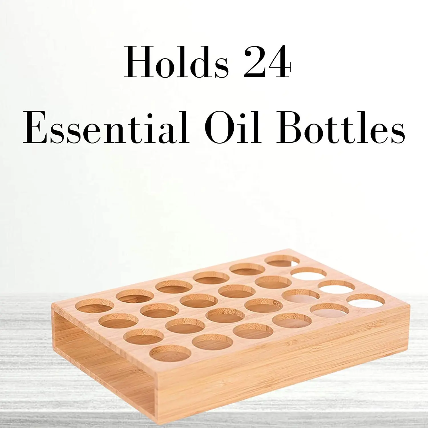 Bamboo Essential Oil Stand - Perfect for Display & Storage