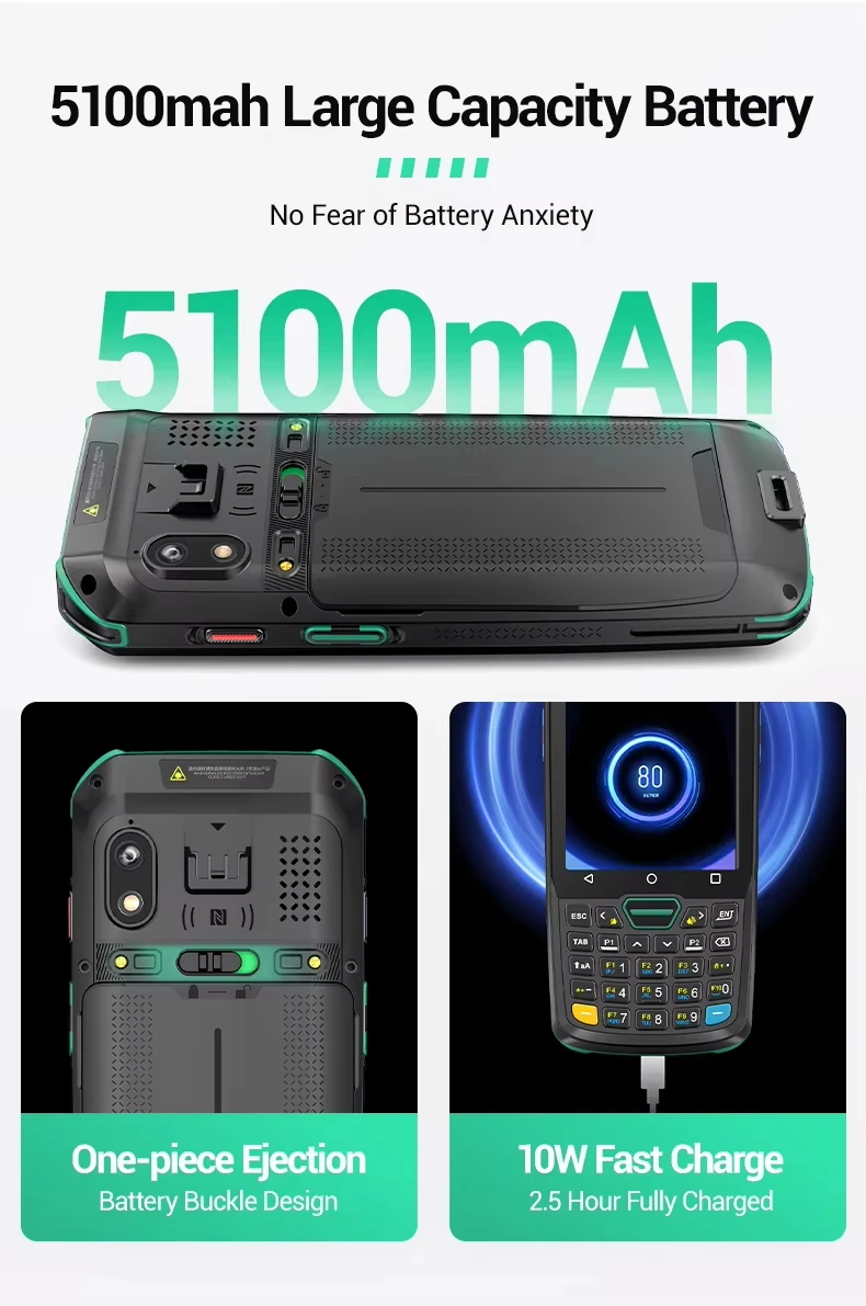Hyatta GT40 PDA Scanning Gun Keyboard Mobile Handheld Computer