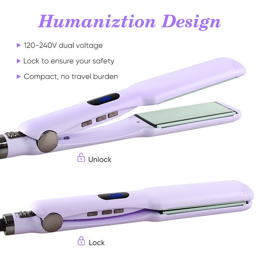 Private Label Ionic Electric Ceramic Professional Flat Iron Hair ...