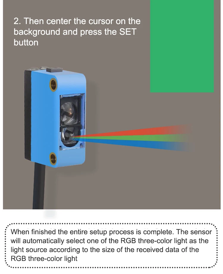 Color Sensor - Deskewing RGB-CSM/KTM Sick Sensor for Detection