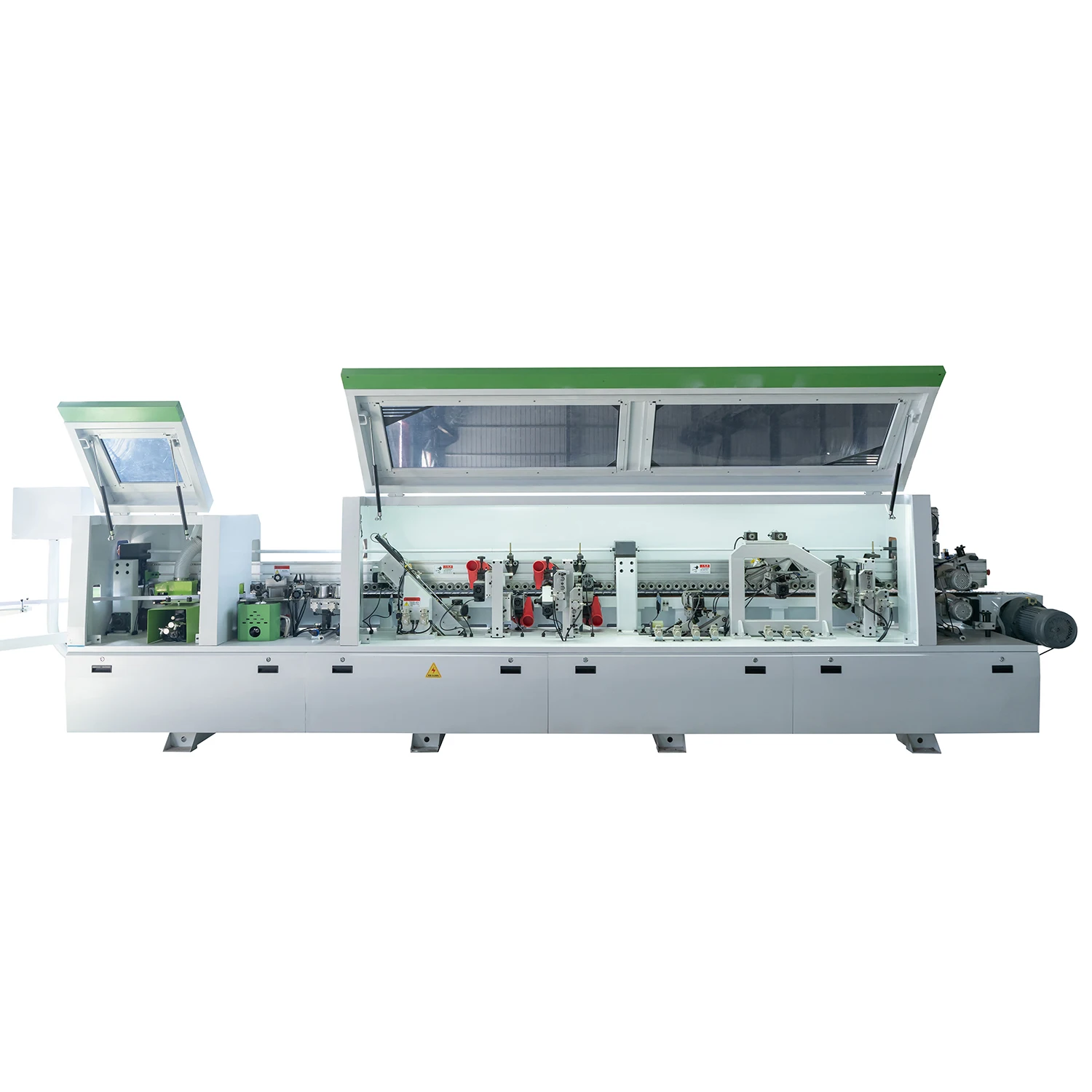 Pre-Milling Corner Rounding Full Automatic Wood Edge Banding Machine ...