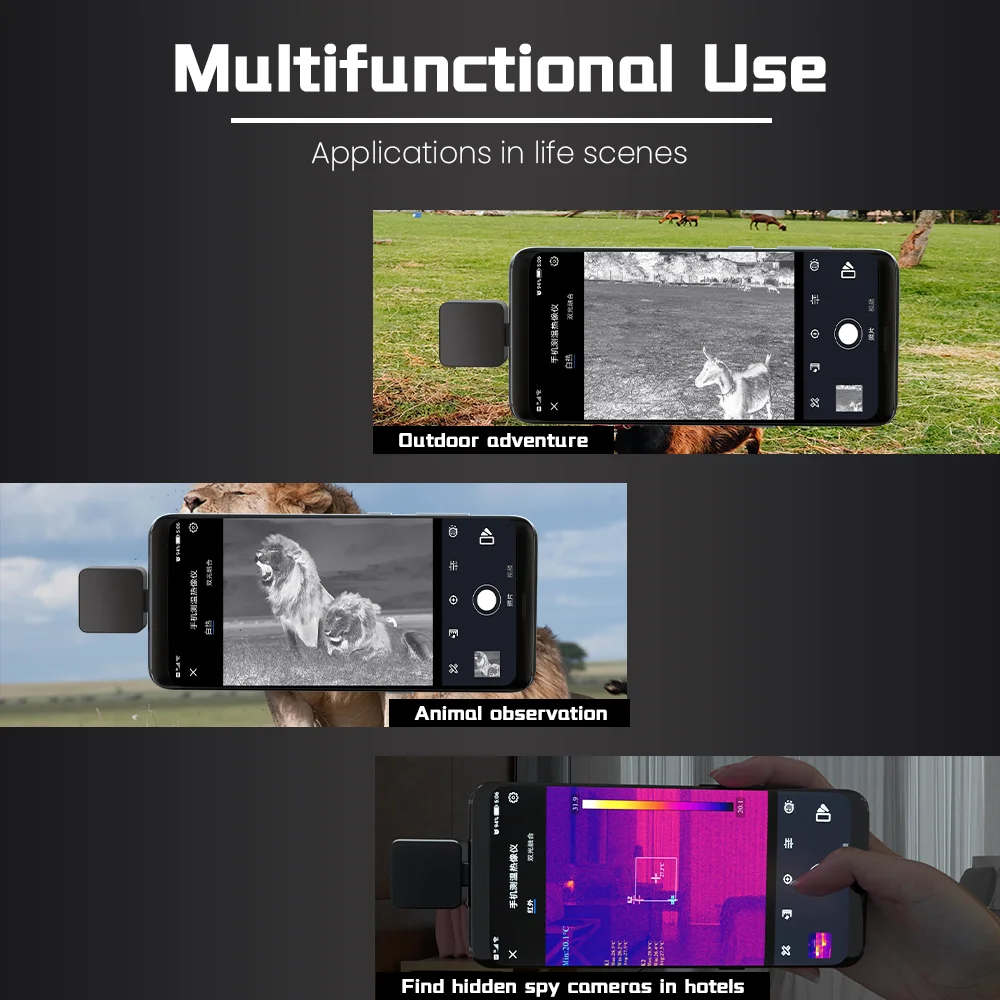 FORWARD Newest Mini Intelligent Thermal Infrared Imager Zoom Lens ...