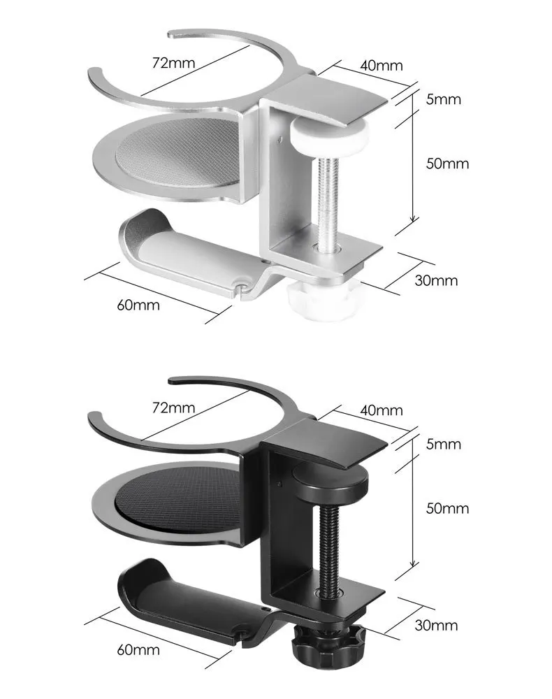 Universal Cup Holder for Desk - Fits Most Cups