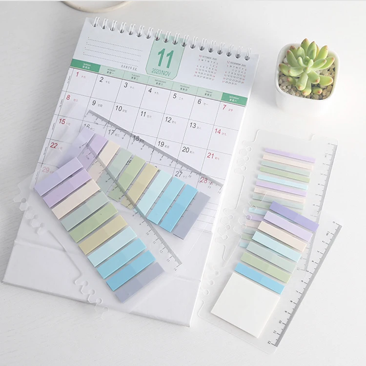 Custom Stationery New Multi Colors Sticky Transparent Pet Index Tabs ...