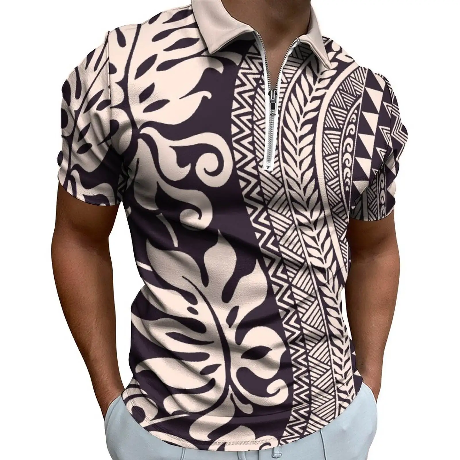 Shop Our Latest Hawaiian Full Print Golf Shirts for Men