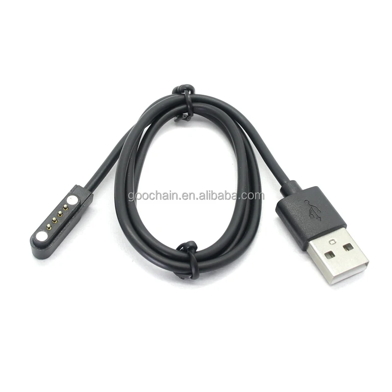 Stable Charging Pogo Pin Spring Loaded 4 Pin To Usb A Male Cable For ...